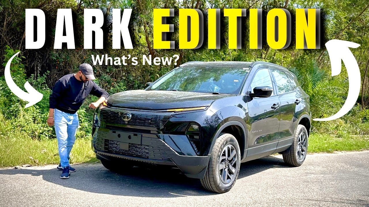 2025 Tata Harrier Pure plus-S Dark Edition? Updated Harrier Automatic ...