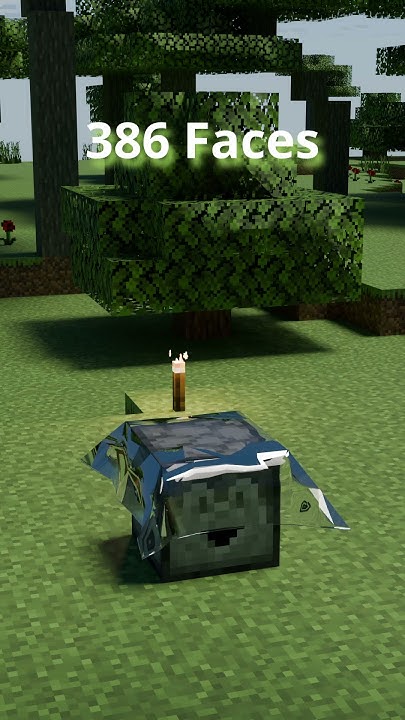 Cloth Simulation 98755 Faces #blender #3D #minecraft - YouTube