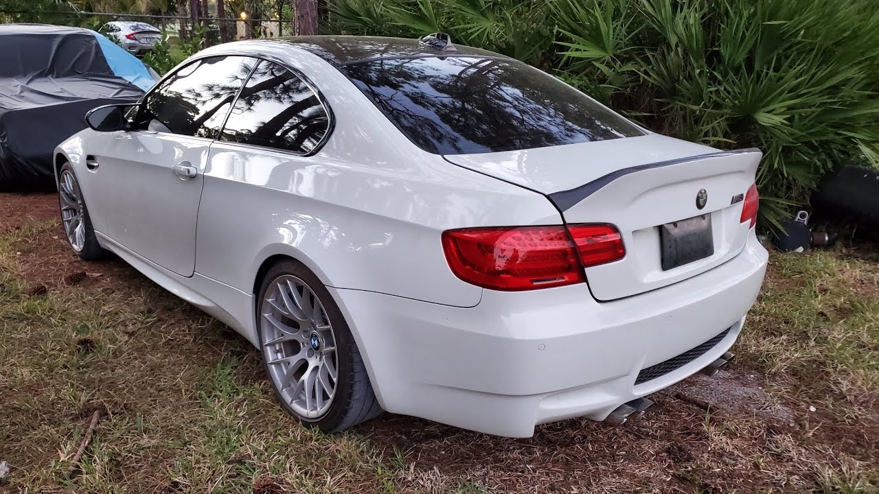 E92 BMW M3 V8 POV, Walk Around and WOT Pulls with exhaust DCT - YouTube