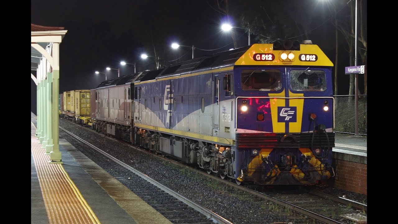 Overnight Freight on the Bendigo Line- 25th and 26th June 2014 - YouTube