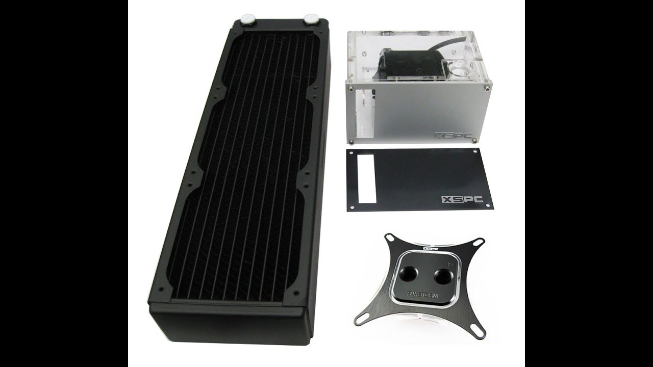 Unboxing & Review XSPC RayStorm 750 RX360 WaterCooling Kit - YouTube