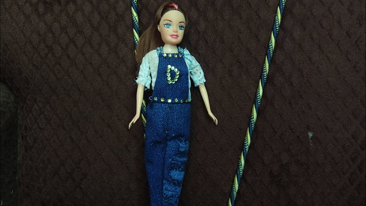 DIY Overalls for Barbie | How to make Overalls for Barbie by nynnie me ...