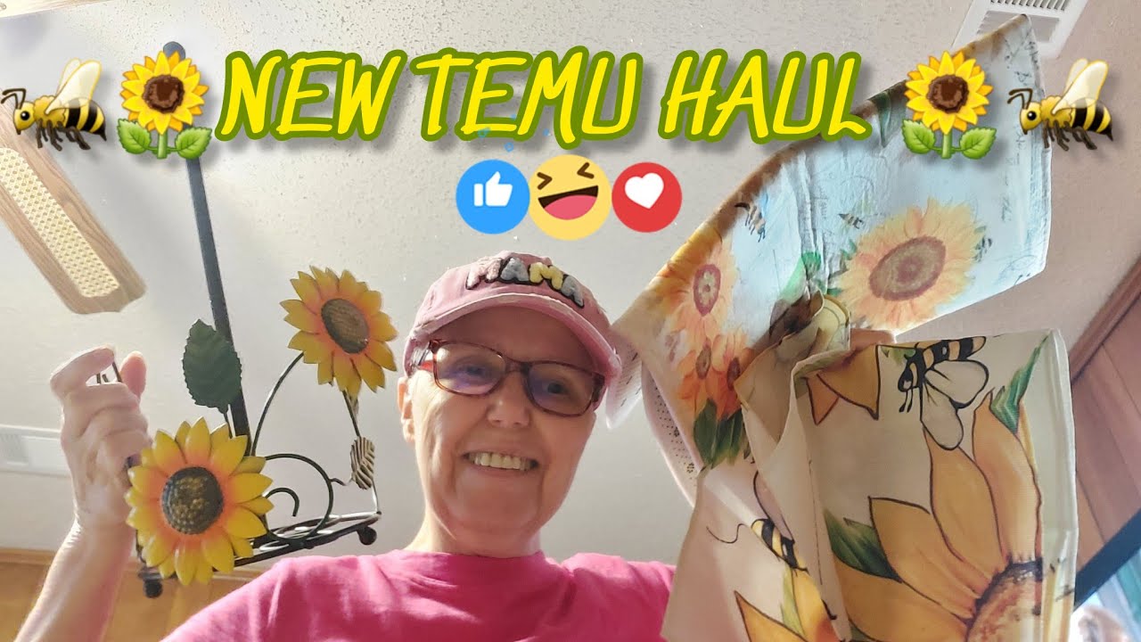 TEMU HAUL TIME AGAIN 😀 | BEES 🐝 SUNFLOWERS 🌻 & BUTTERFLIES🦋, OH MY! 😍 # ...