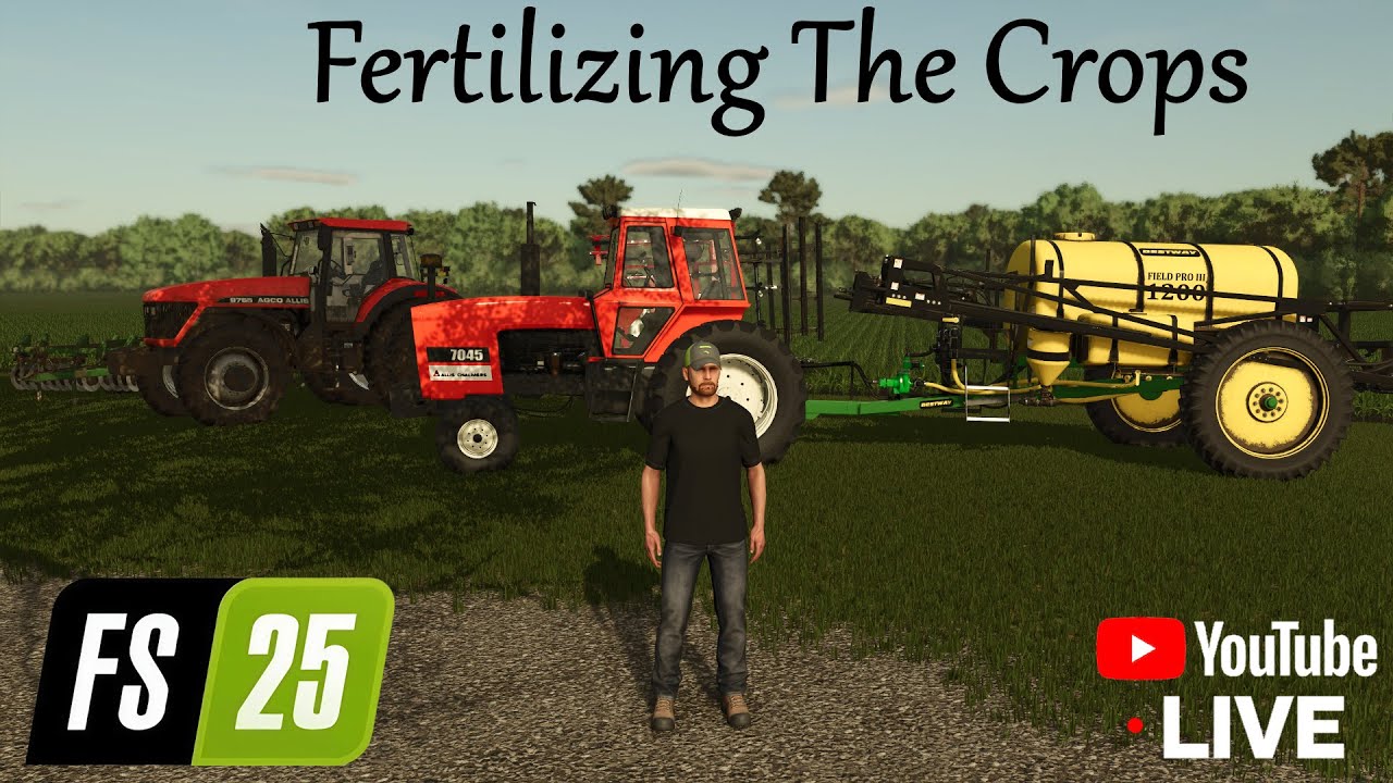 Feeding The Crops on FarmVille NC | Farming Simulator 25 - YouTube