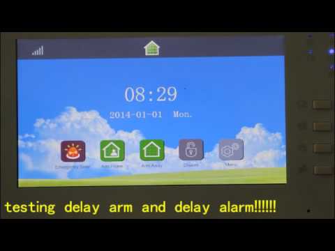 868mhz X6 7 inch Touchpad Gsm Tablet Alarm System For your security ...