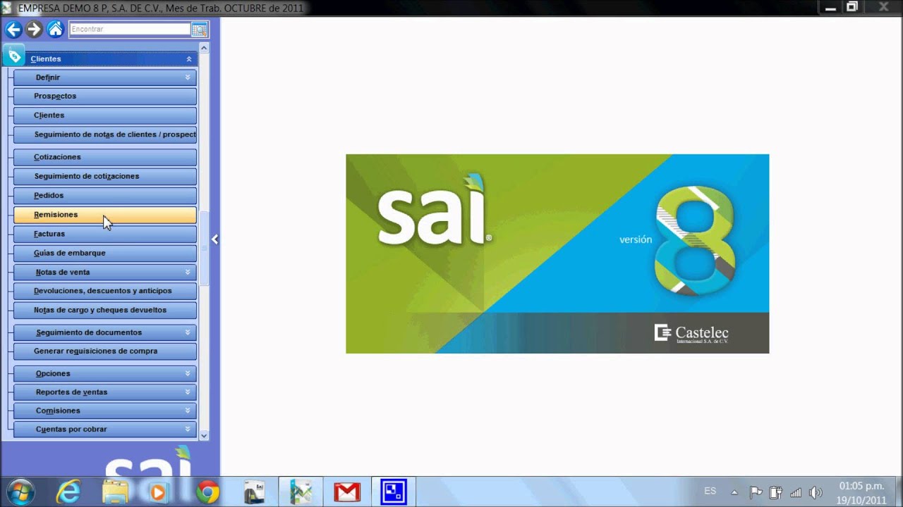 Demostración Del Sai Erp® 80 Youtube