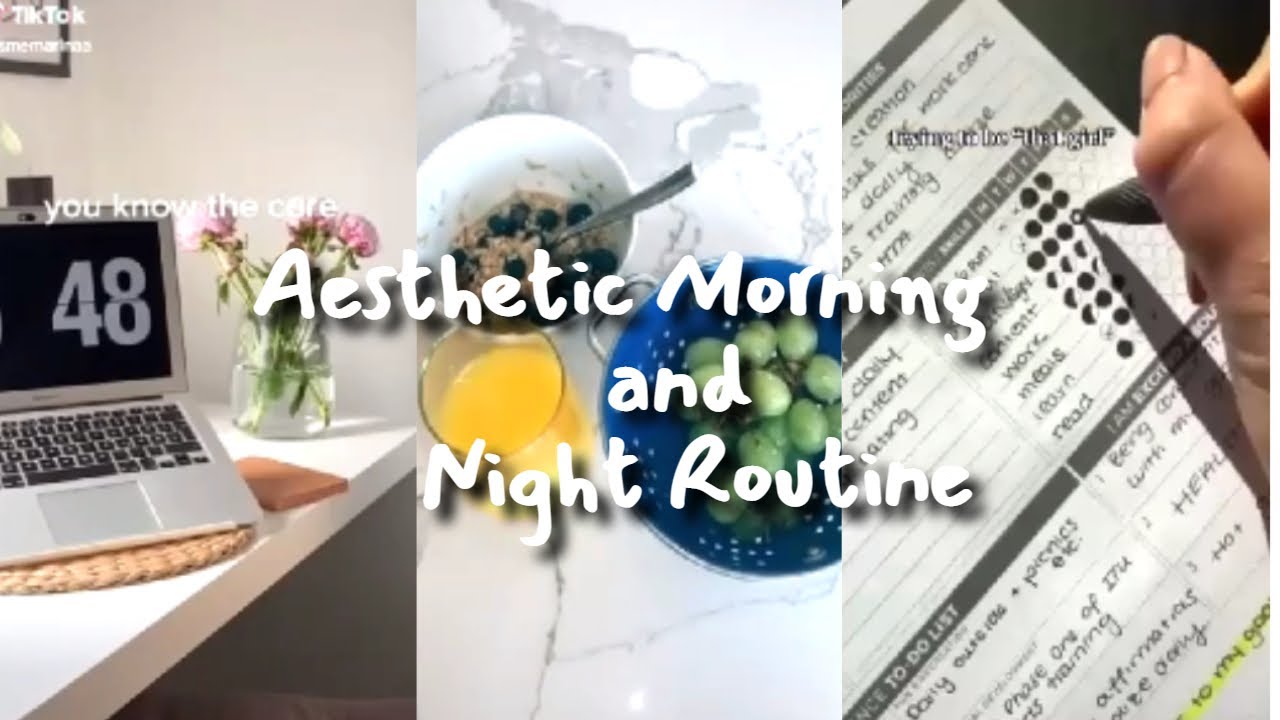 Aesthetic Morning & Night routines I Tiktok Compilation - YouTube