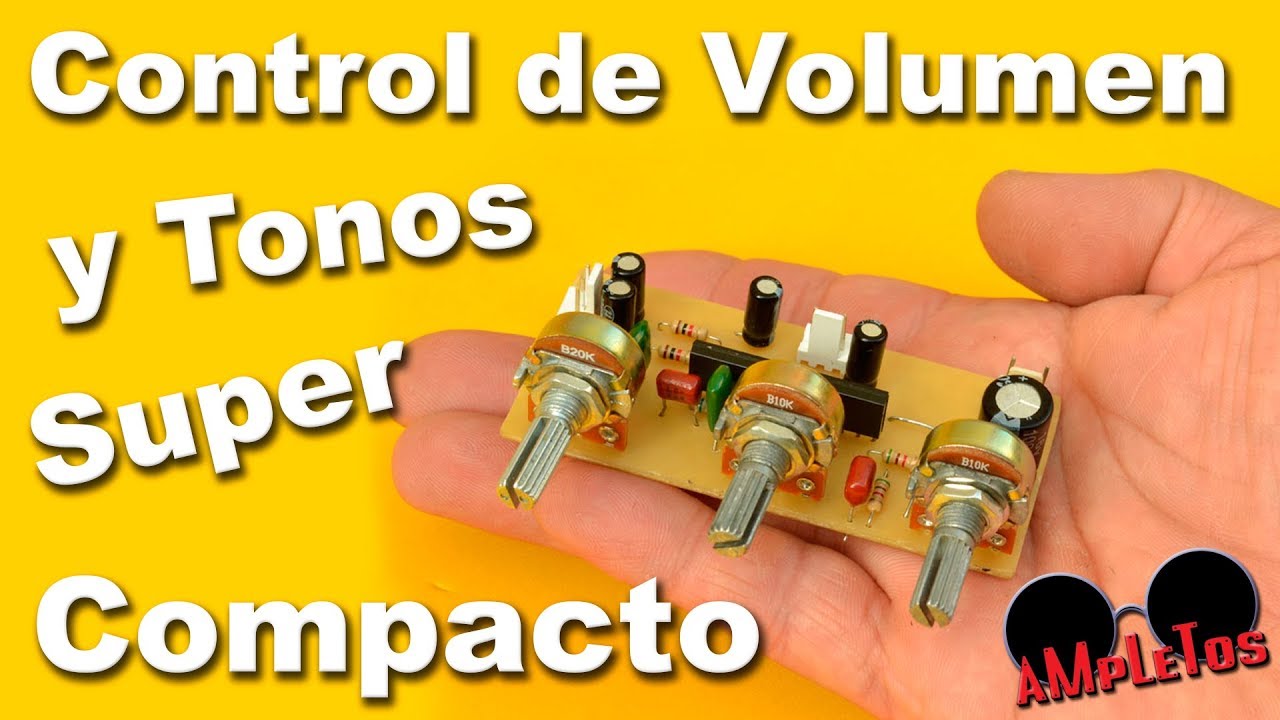 Control de tonos y volumen controlados por tensión con AN5835 - YouTube