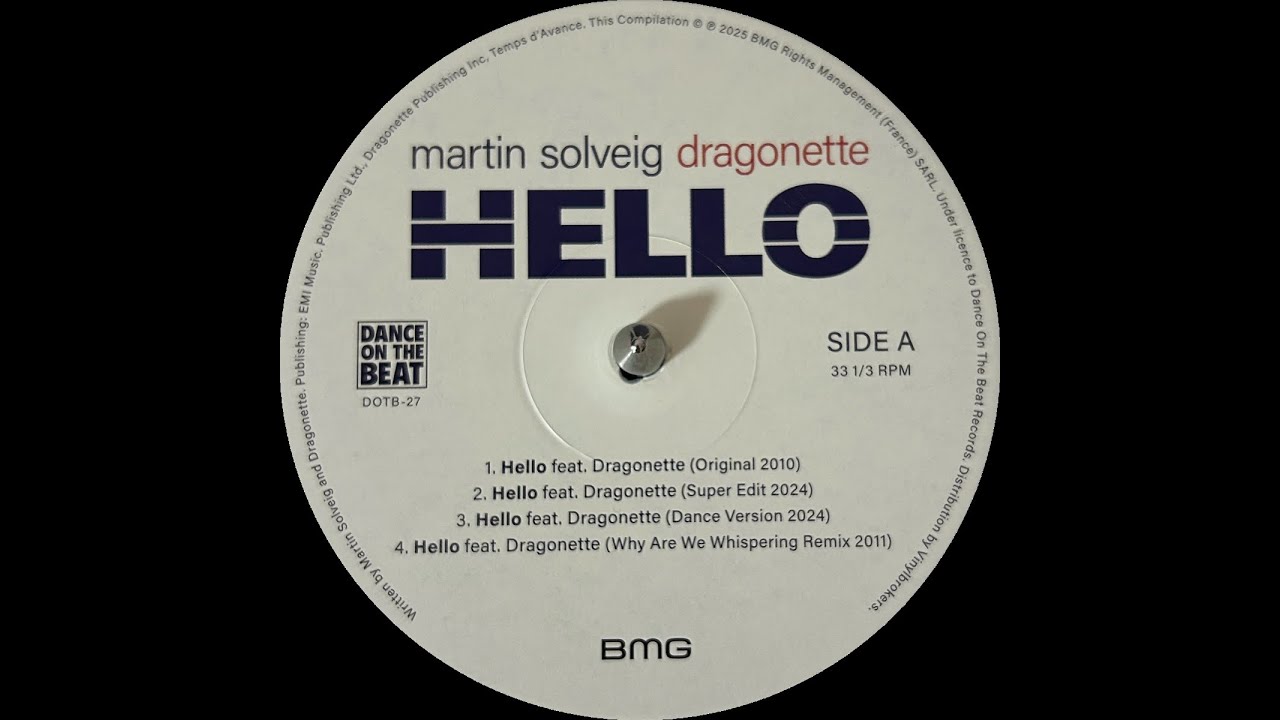Martin Solveig feat. Dragonette - Hello (2010) - YouTube