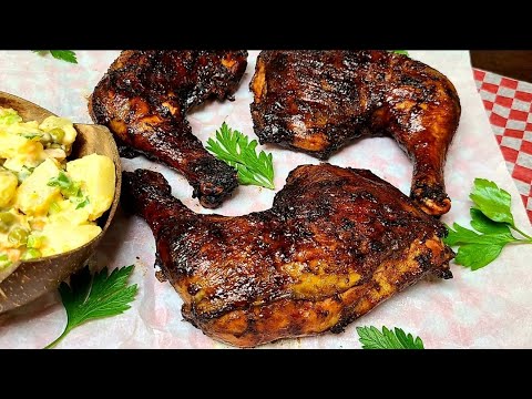 How to make BBQ Jerk Chicken ( Trini Jerk ) - Episode 1038 - YouTube