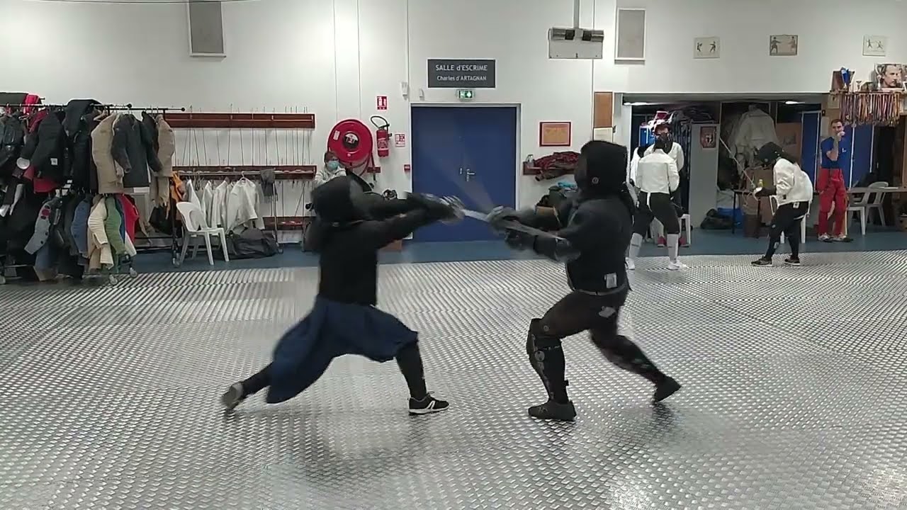 SAEA Paris - Katana Sparring: Alex (Kenjutsu) vs Baptiste (Haidong ...