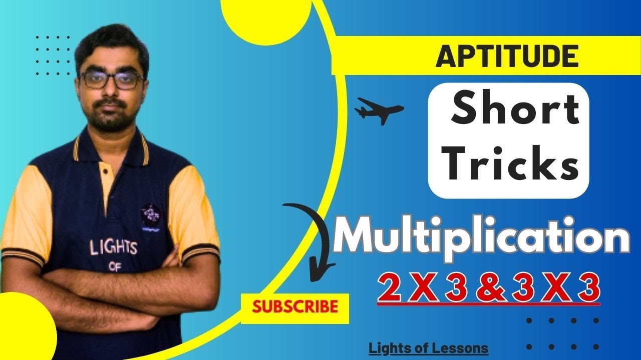 Multiplication | 2 X 3 and 3 X 3 Digit | #shorttricks | Aptitude | WBCS ...