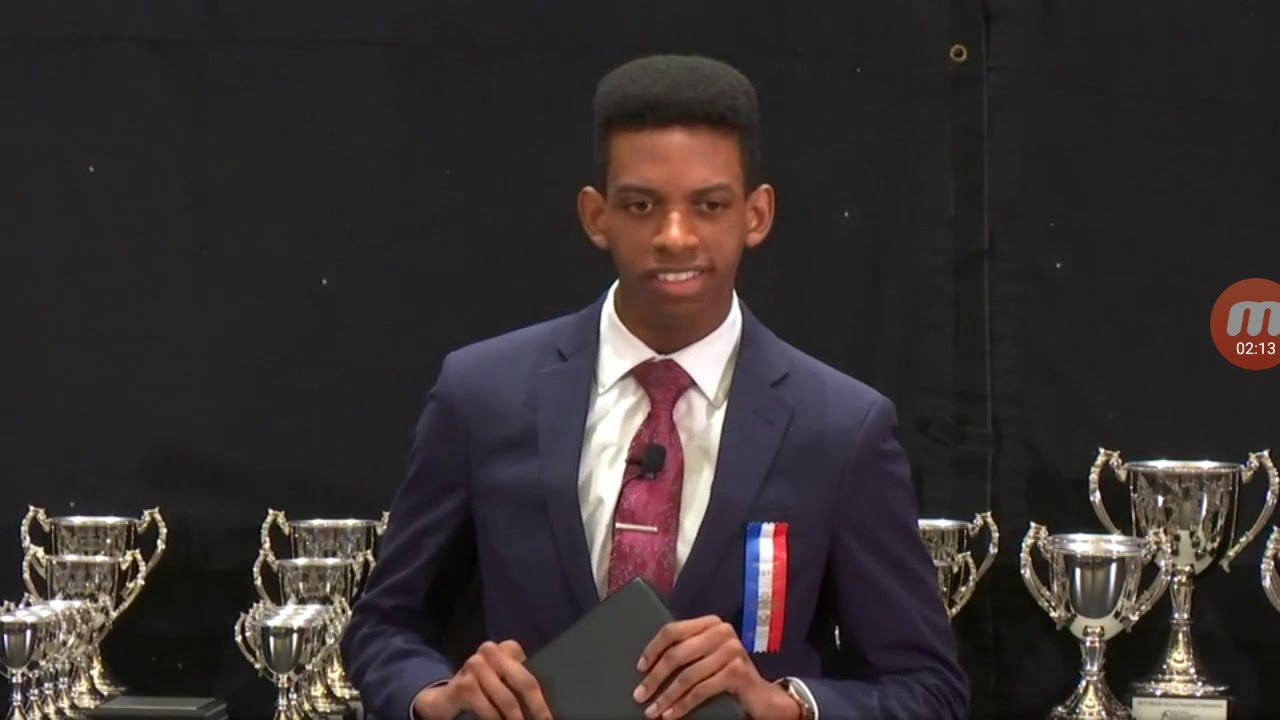NSDA '19 Poetry reading- Joshua Moton (National Champion) "Black Faith ...