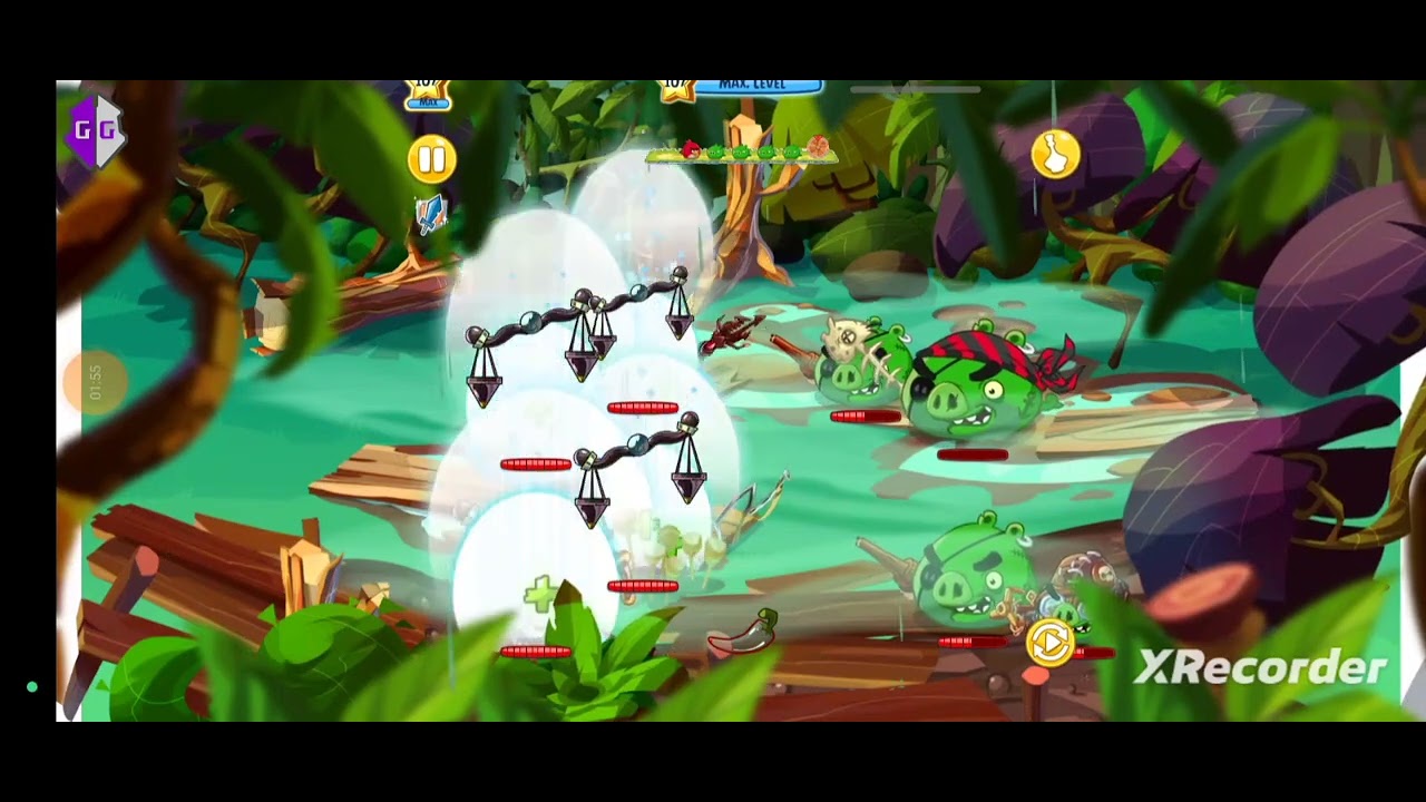 [Angry birds epic ultimate]Playing High Priest of Atlantis, King Shaman ...