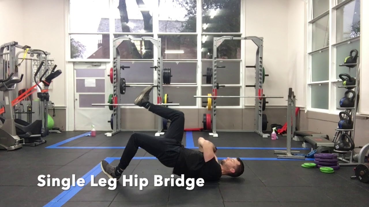 SL Hip Bridge - YouTube