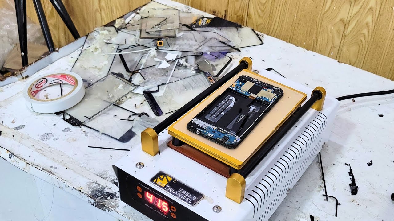 Old Samsung Destroyed Screen Replacement ! Your Cracked Screen Fix ...