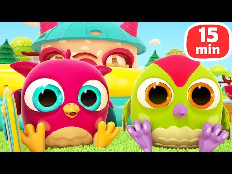 Çizgi film - Hop Hop Baykuş ve Tık Tık Ağaçkakan ile bebekler için eğitici dizi - ÖZEL BÖLÜMLER!