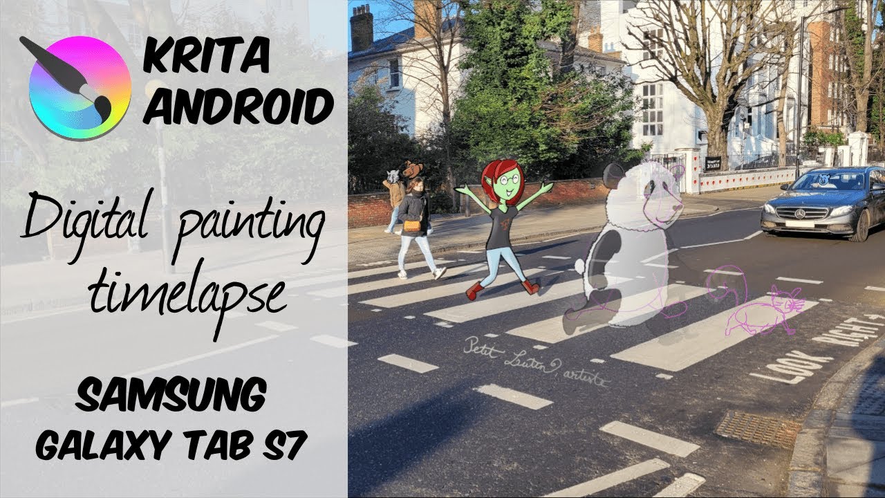 First timelapse with Krita recorder on Android (Samsung tablet ...