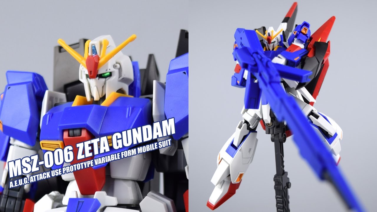 【评头论足】二度进化！BANDAI万代 HGUC 新生进化 Z高达 ZETA GUNDAM GUNPLA REVIEW - YouTube