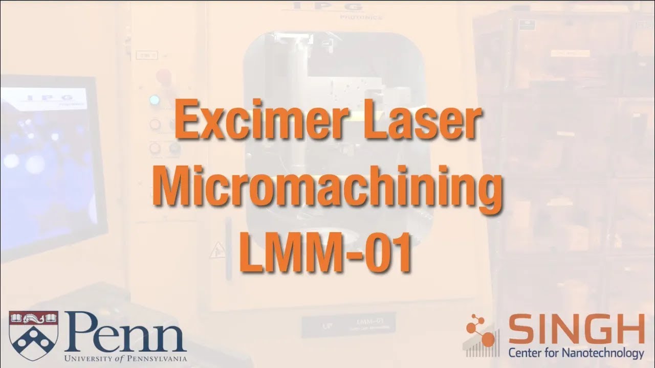 Excimer Micromachining Laser Tutorial - YouTube