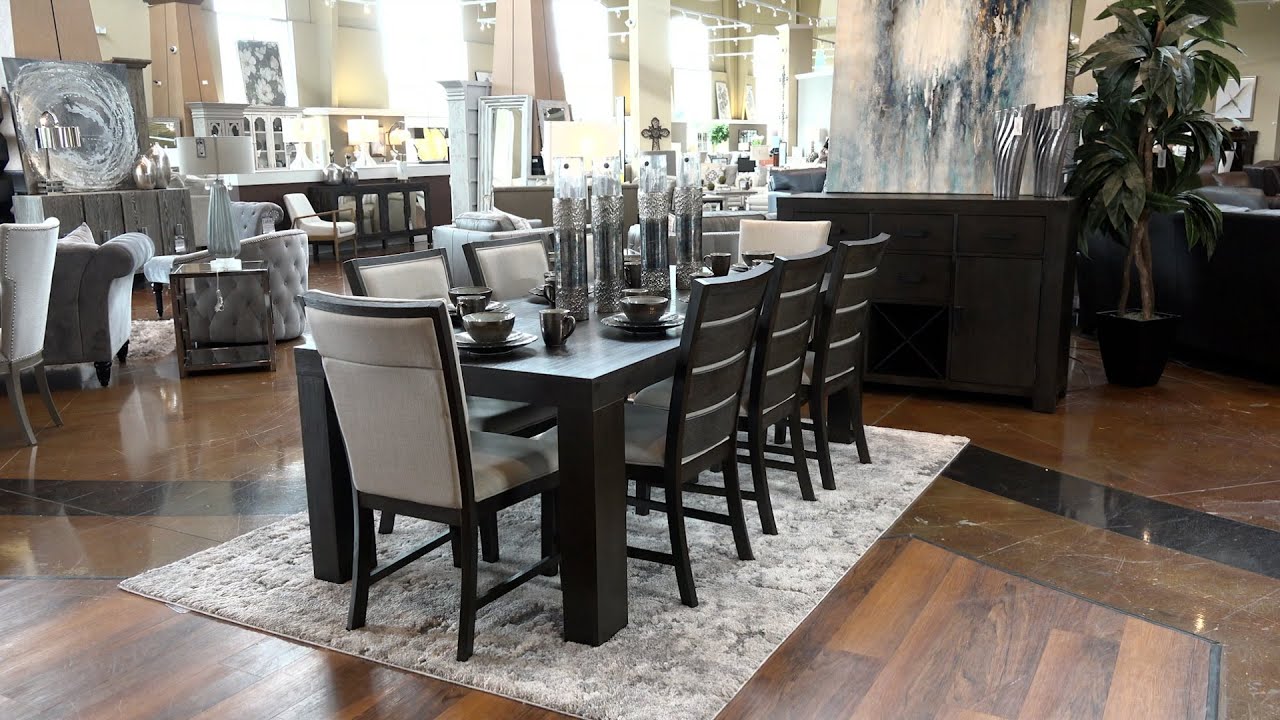 Elements Grady Dining Table - YouTube