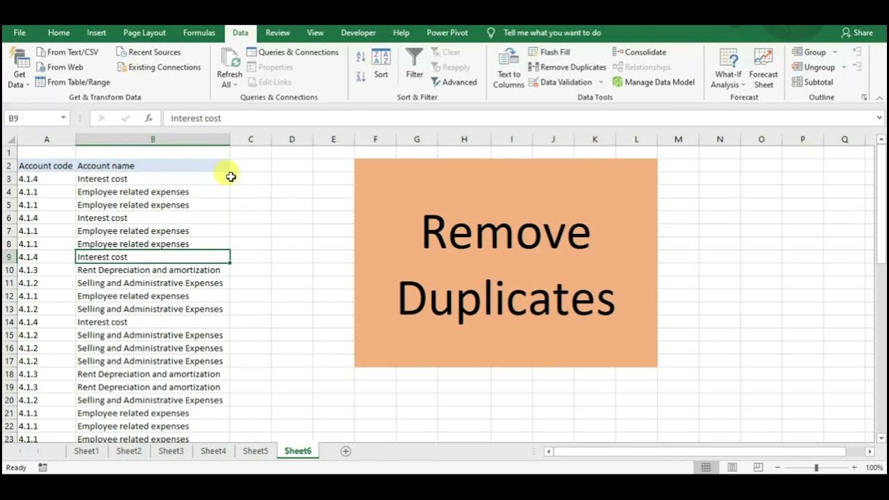 How to Find & Remove Duplicate Entries and Values in MS Excel - YouTube