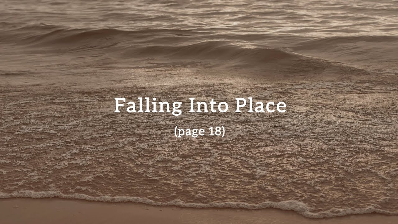 Falling Into Place (page 18) in a poetry book - YouTube