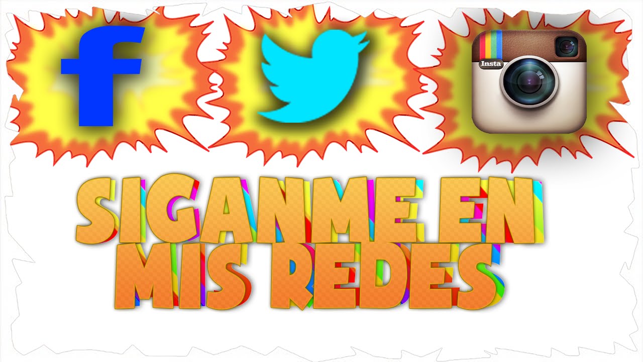 MIS REDES SOCIALES!!!- LINKS EN DESCRIPCION!!! - YouTube