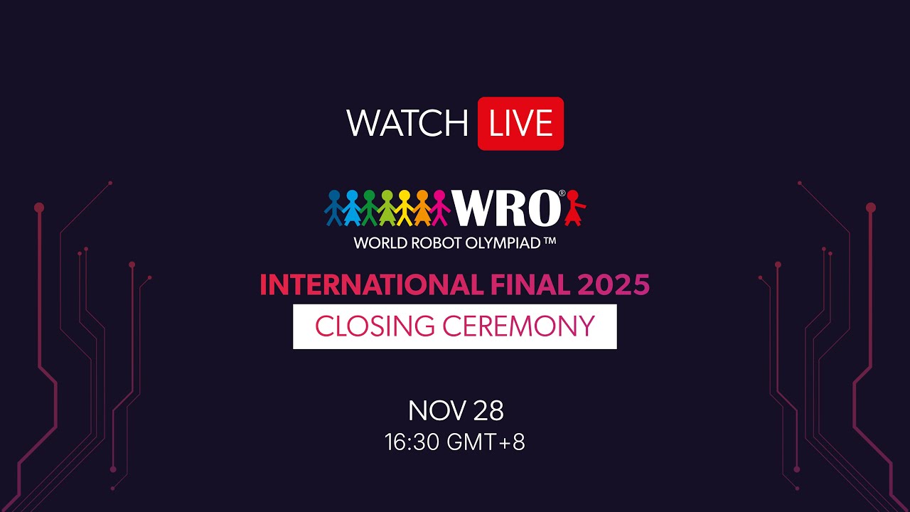 WRO International Final 2025 | Closing + Awards Ceremony - YouTube
