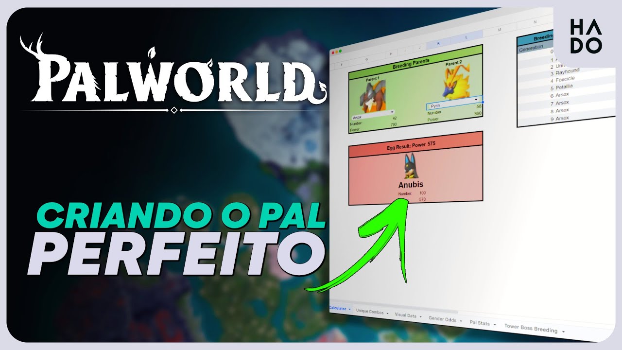 PALWORLD: Calculadora de Filhotes - Breeding Calculator! - YouTube