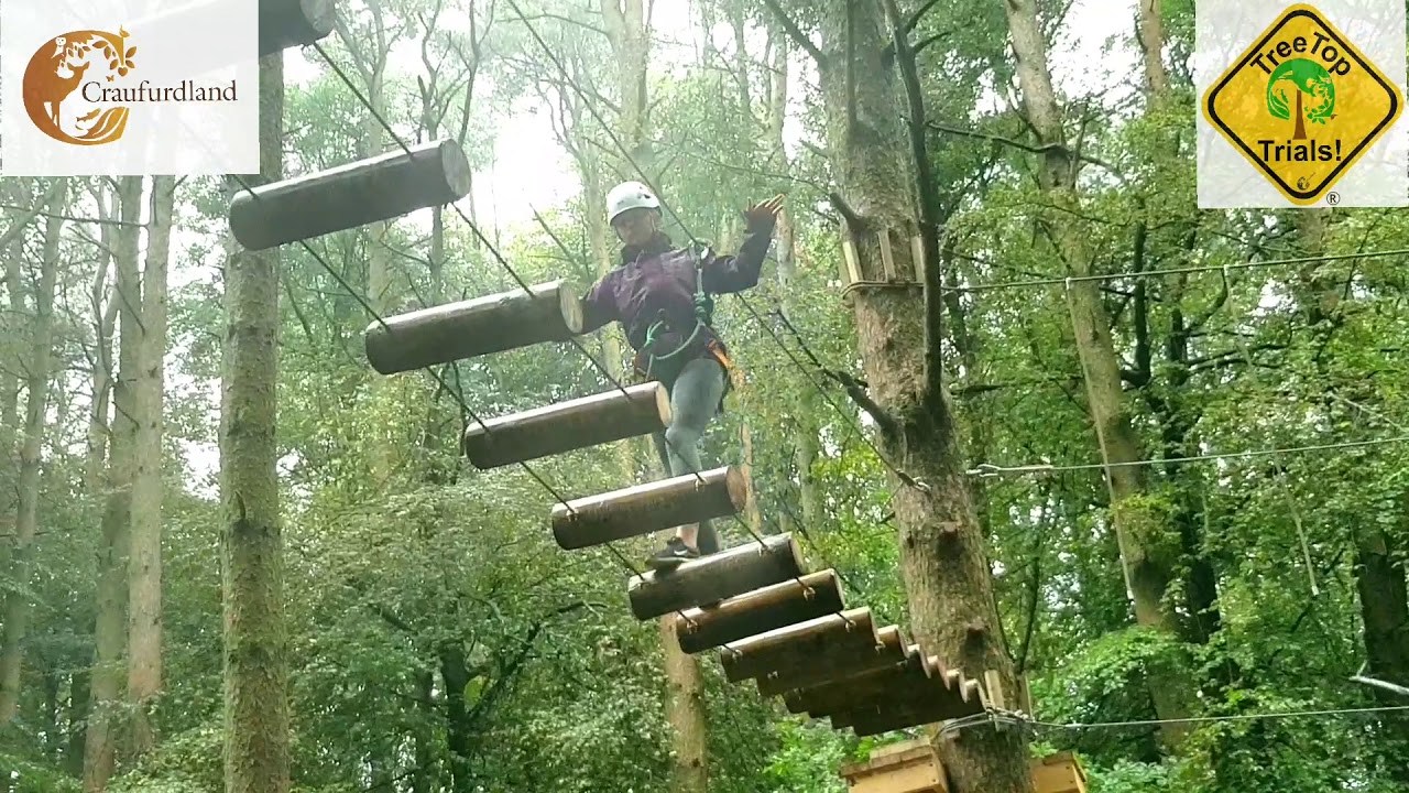 TreeTop Trials At Craufurdland - YouTube