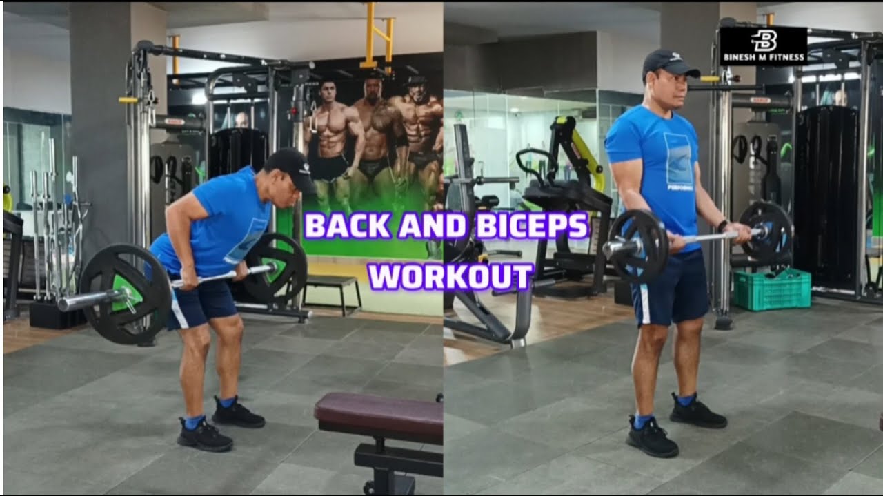 The Perfect Back and Biceps Workout || BINESHMFITNESS - YouTube