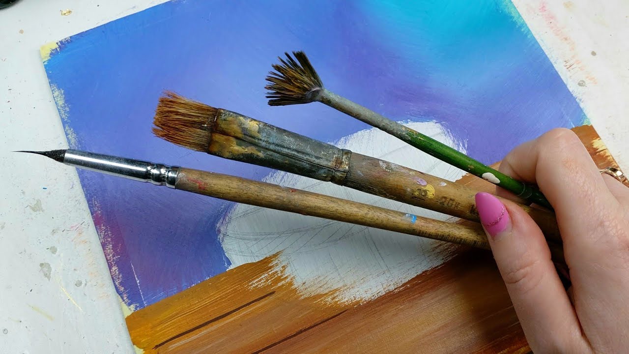 💖Sweet beautifull raspberries😍#acrylic painting #art idea# ...