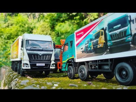 Customised Diecast Scale Model of Mahindra Blazo Truck | Truck Videos ...
