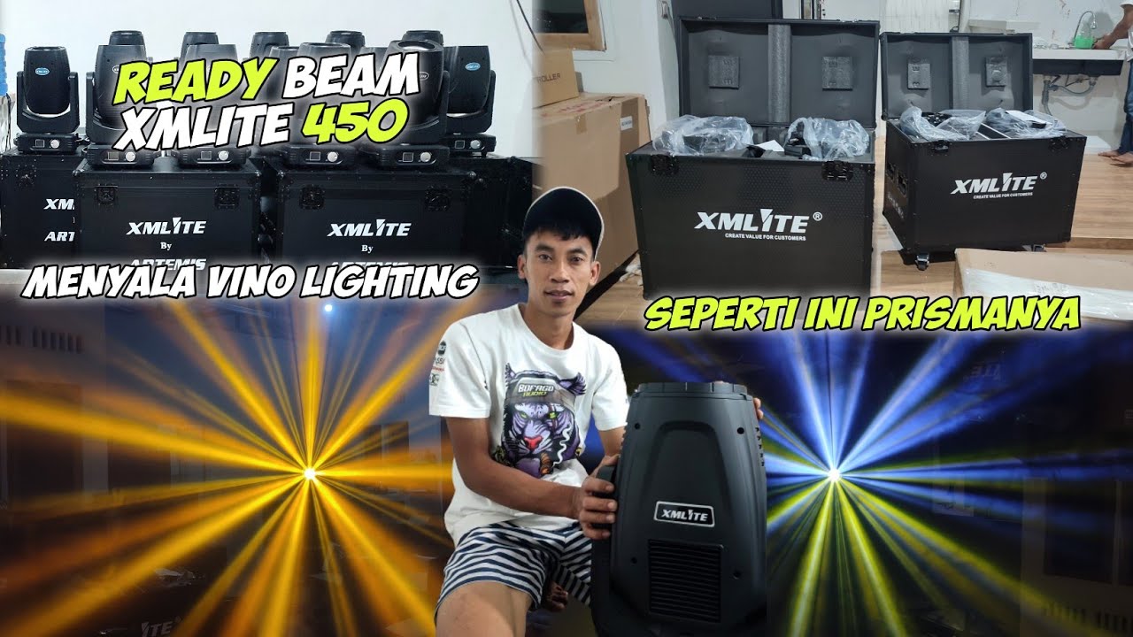 Makin Menyala Vino Lighting🔥Dengan Beam Xmlite 450‼️Perdana Klaur 2 Set ...