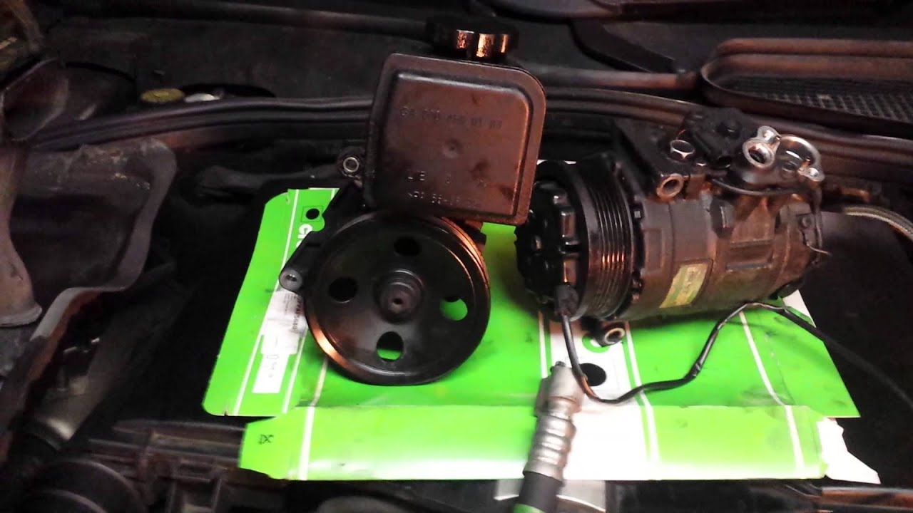Part 3 / 7 - Mercedes S-Class S320 W220 petrol - Failed AC compressor ...