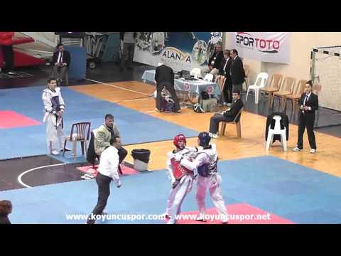 68kg Burak Turkoglu vs H. Ahmet Cankilic(2013 Turkish Senyor TKD Championships)