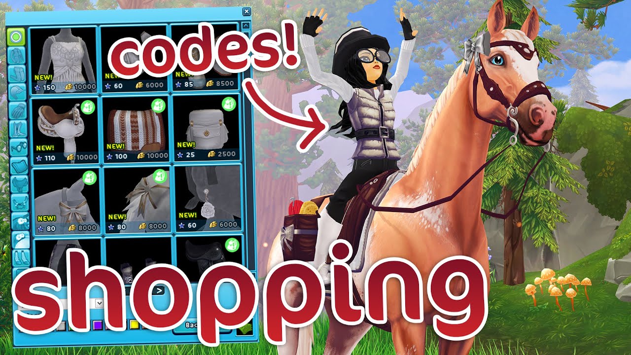 Star Stable Clothes Shopping + Free Code! 🛍👚 - YouTube