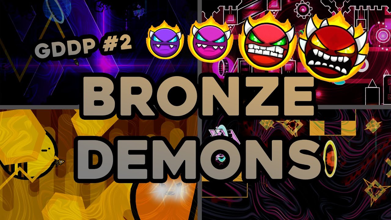 Geometry Dash Demon Progression (GDDP) #2 - Bronze Demons - YouTube