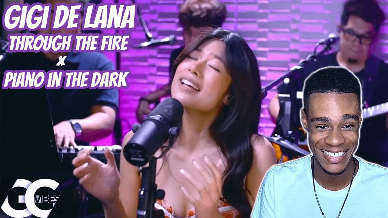 Gigi De Lana - Through the Fire × Piano in The Dark | Reaction - YouTube