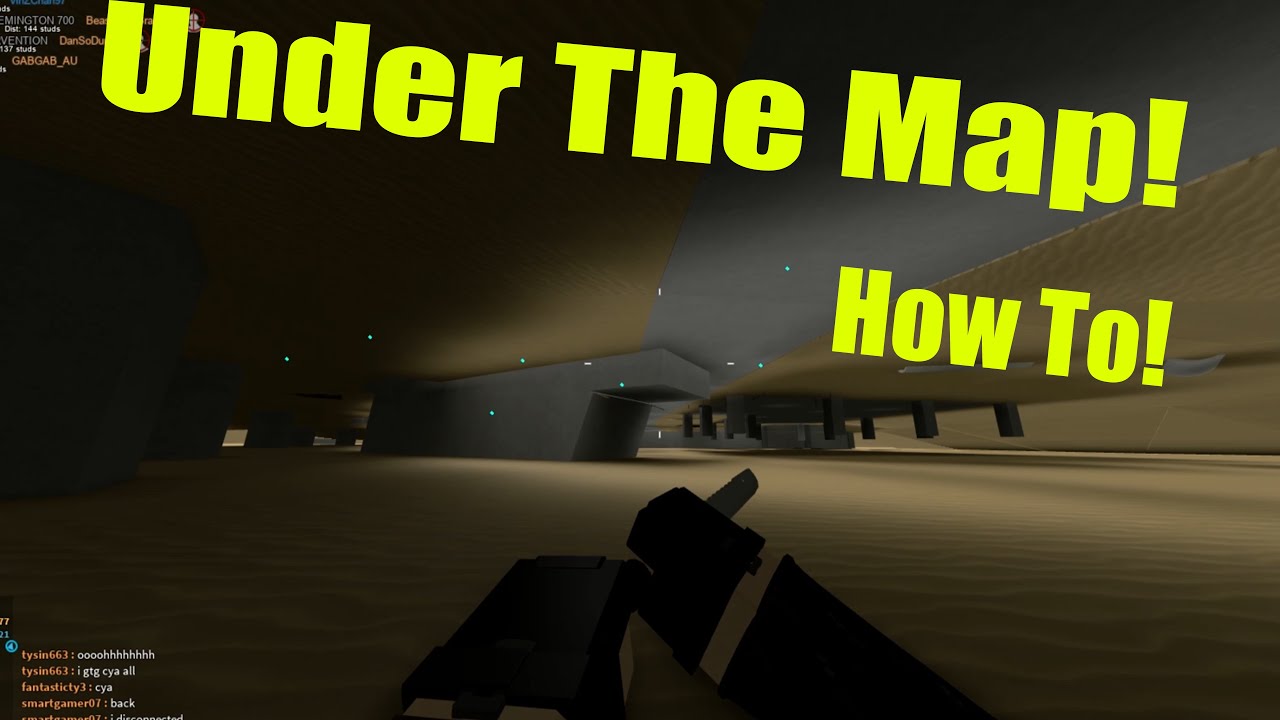 How to get UNDER THE MAP in Mirage! | Phantom Forces - YouTube