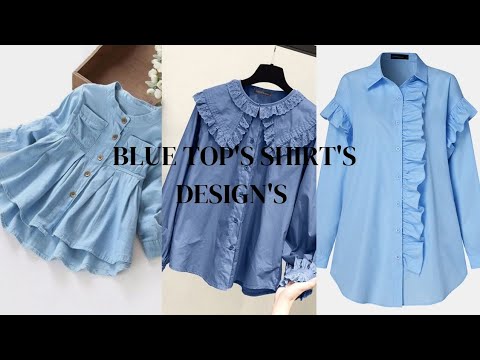 Blue Top's Design's Ideas For Girls | latest design - YouTube