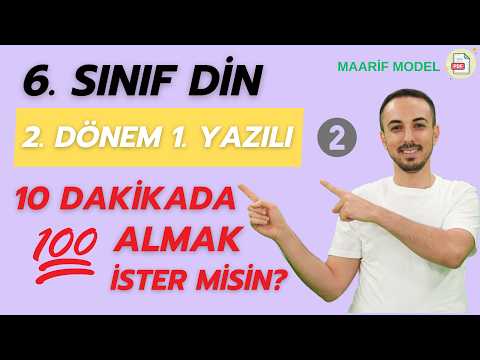 6. Sınıf Din Kültürü 2. Dönem 1. Yazılı (2)