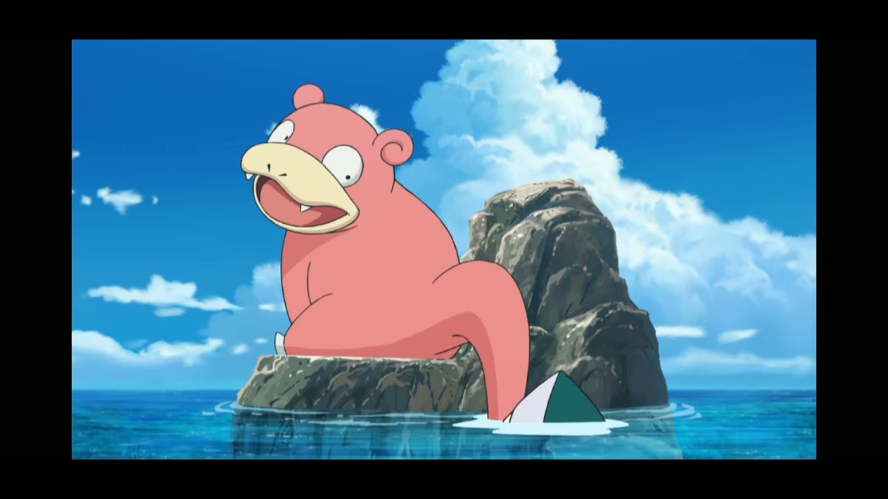 Sharpedo biting Slowbro's tail - YouTube