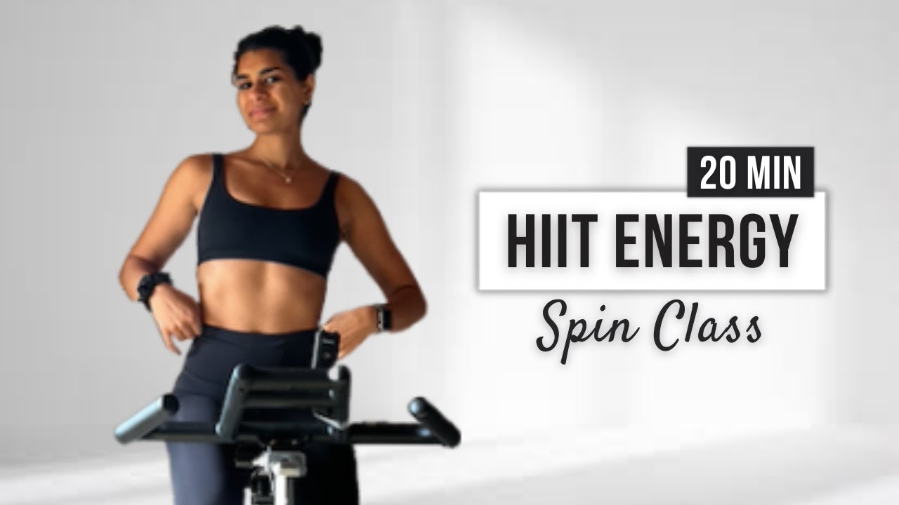 HIGH ENERGY HIIT 20 Minute Spin Class - YouTube