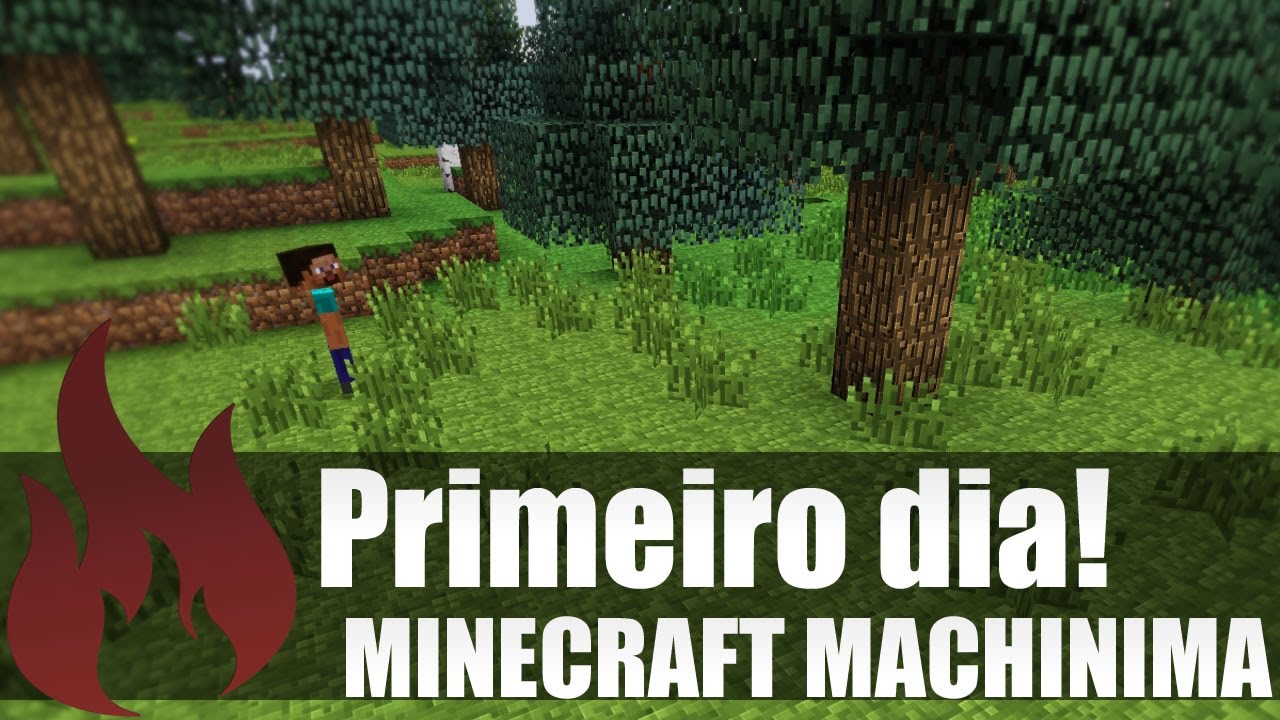 Primeiro dia no Minecraft - Minecraft Machinima - YouTube