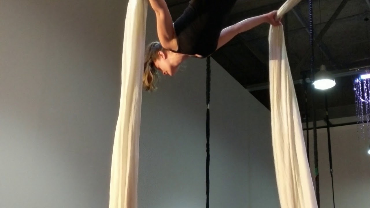 Beginner Aerial Silks - YouTube