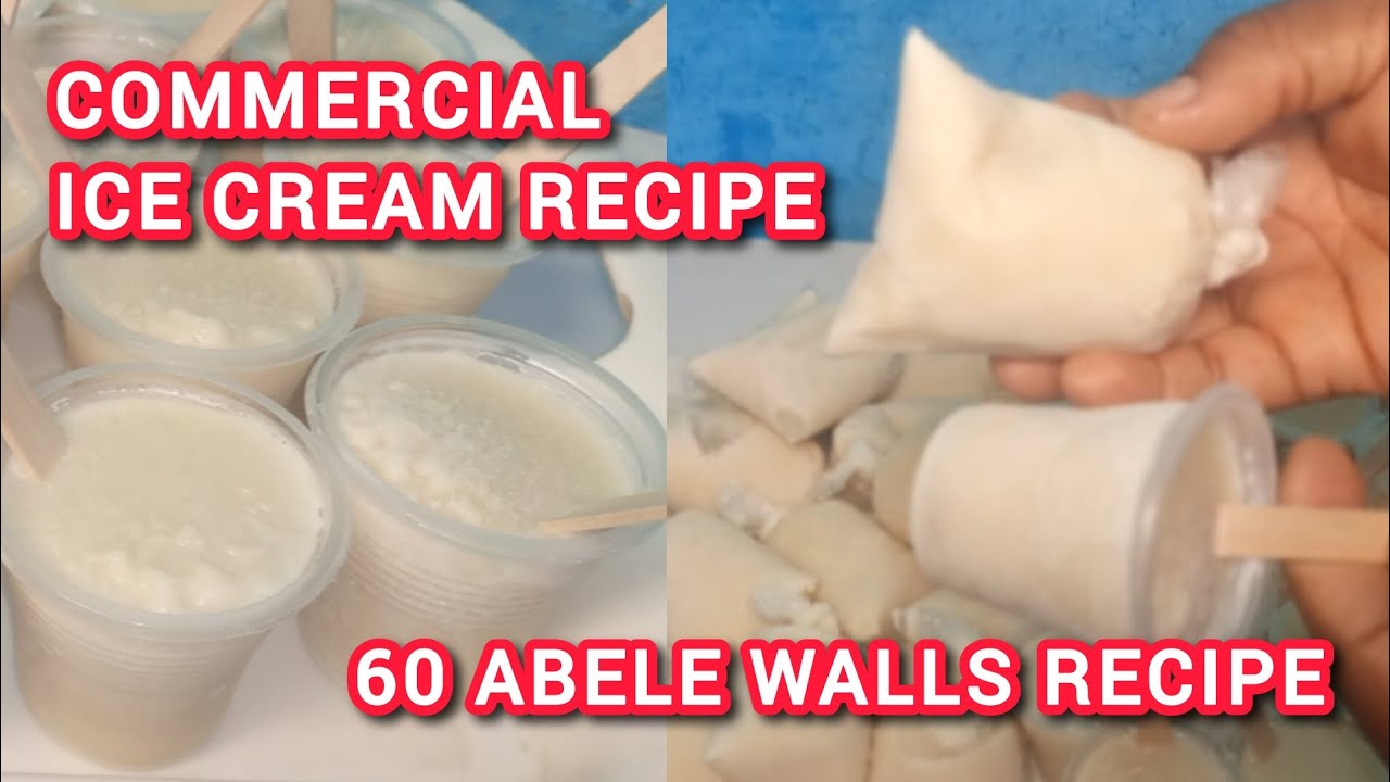 HOW TO MAKE ICE CREAM | HOW TO MAKE 60 ABELE WALLS RECIPE - YouTube