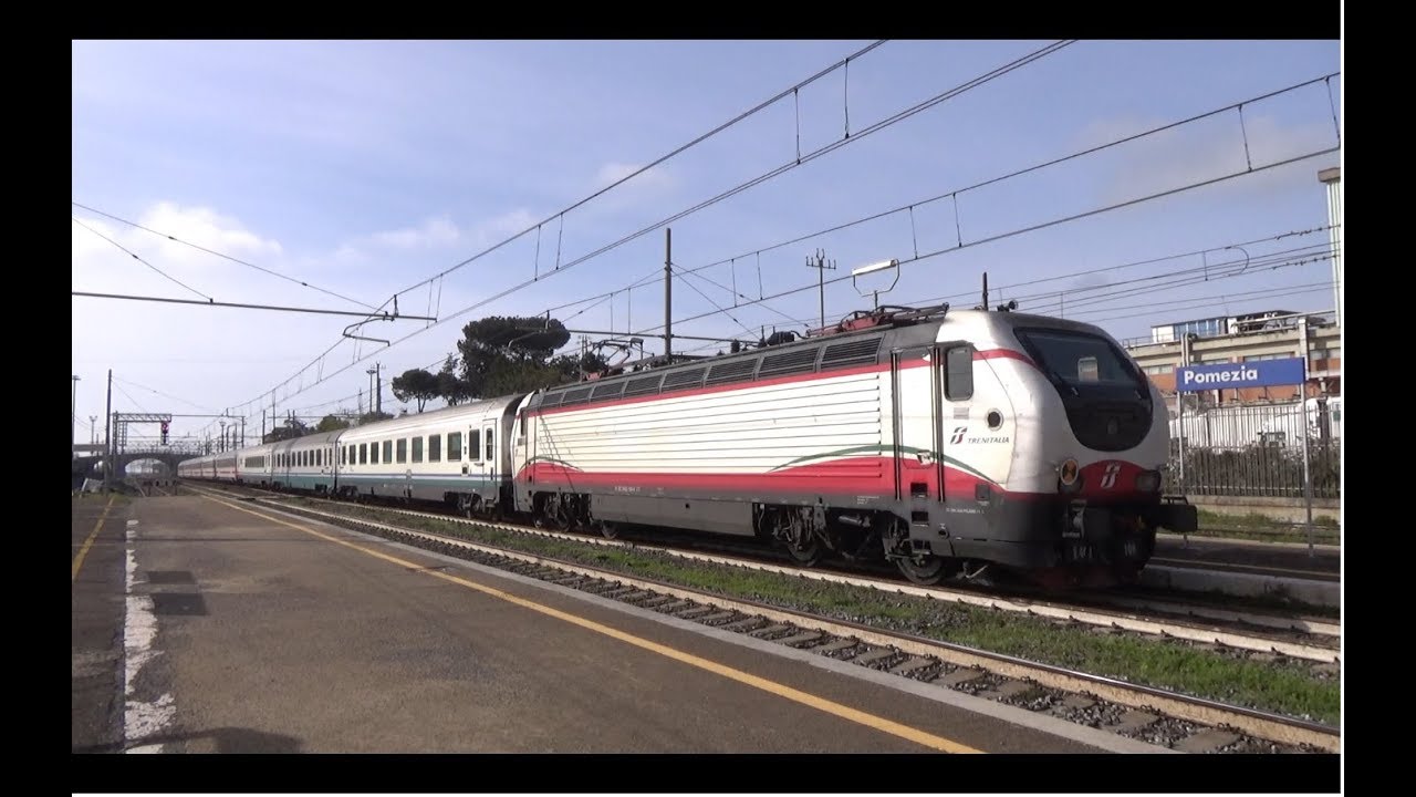 Quattro livree in un solo treno: E402.109 sull' Intercity 1510, in ...