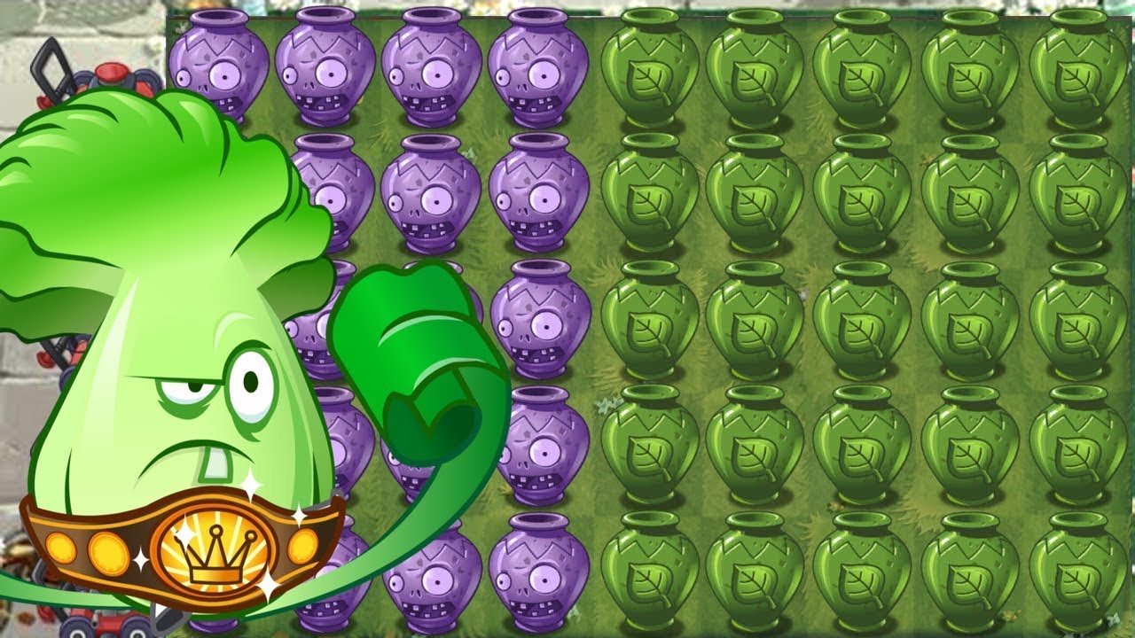 PvZ 2 Survival - All MELEE Plants vs All Zombies Vasebreaker & I'M ...
